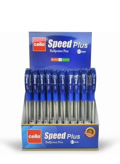 Cello Cello Speed Plus Ball Pen 0.7mm Box of 50Pc Blue, Smooth pressure ...