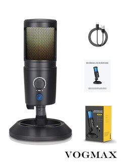 VOGMAX Gaming Microphone, USB Condenser Podcast Microphone with RGB ...