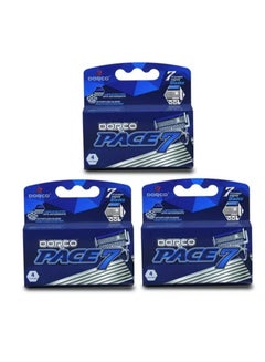 DORCO Dorco Pace 7 - World's First and Only Seven Blade Razor - 12 ...