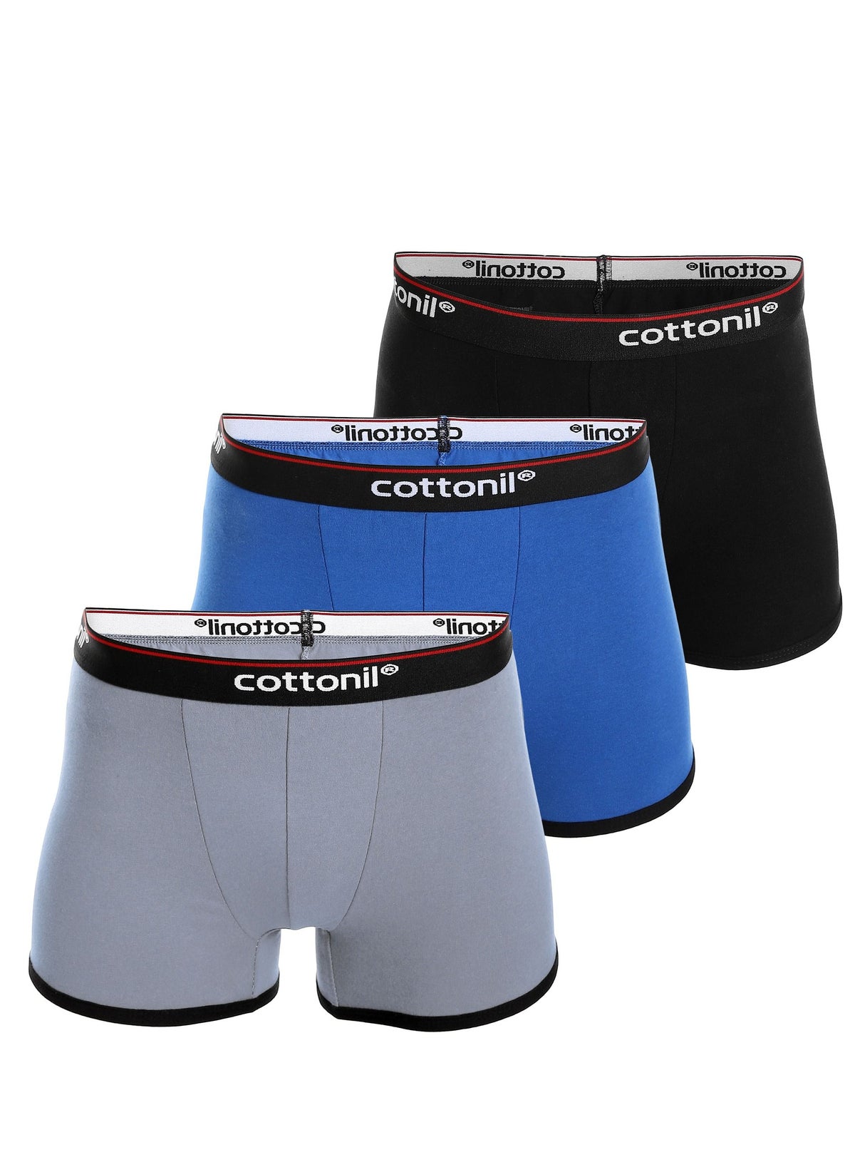 COTTONIL Bundle OF (3) - Men Boxer Solid | Best Price Egypt | Cairo, Giza
