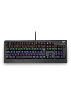 AULA Wired Keyboard AULA 886 Mechanical Demon King Rainbow Backlit ...
