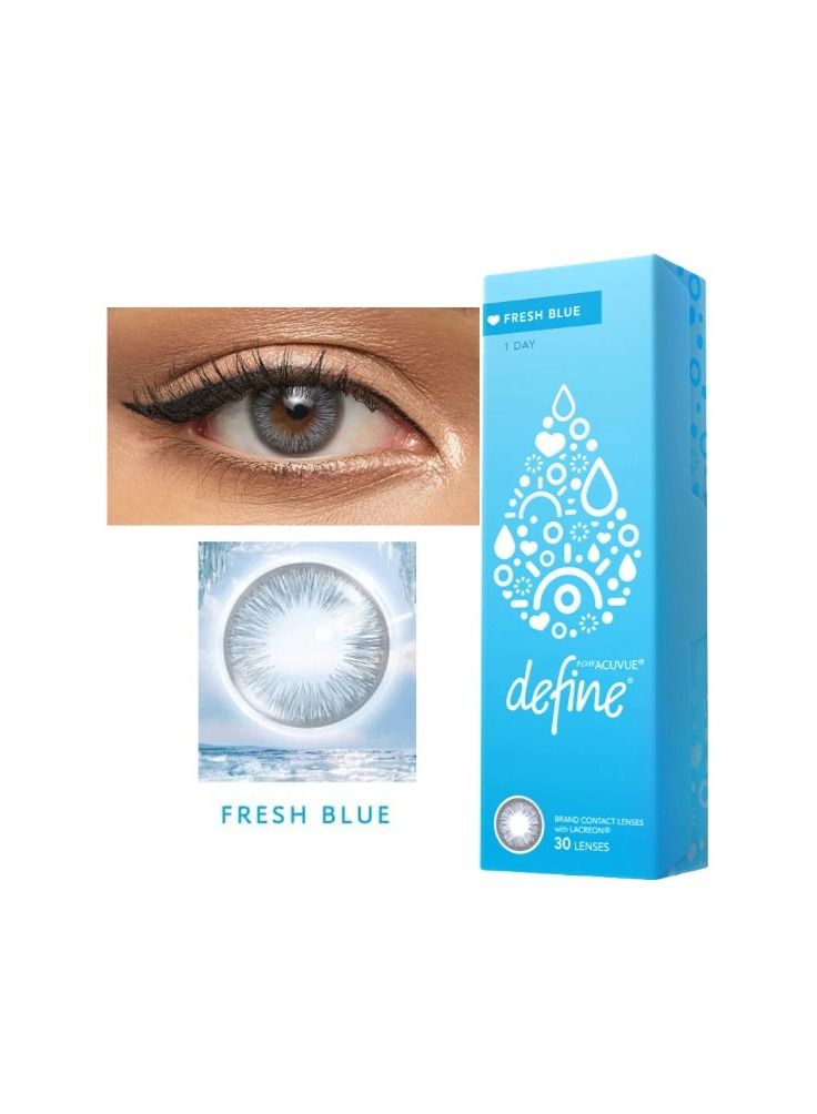 ACUVUE Acuvue Define 1 Day FRESH BLUE 8.5 10Lenses | Best Price UAE ...