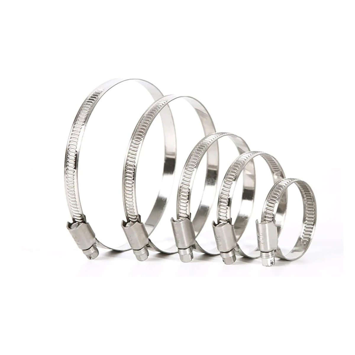 Generic 304 Stainless Steel Pipe Clamp 5pcs M120 140mm | Best Price KSA ...