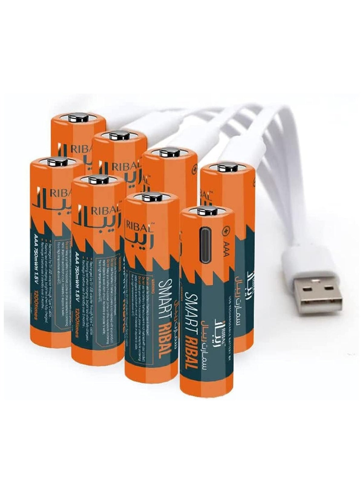 RIBAL 8 rechargeable batteries | (Remote size) Smart Repal | Best Price ...