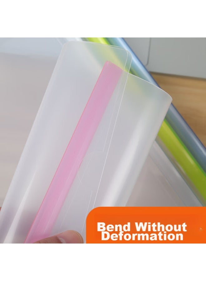 Tango A4 Lever Arch File Folders, Transparent Document Folders ...