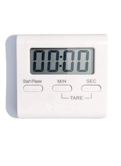 Morlife Digital Kitchen Timer White Magnetic Minute Countup Countdown ...