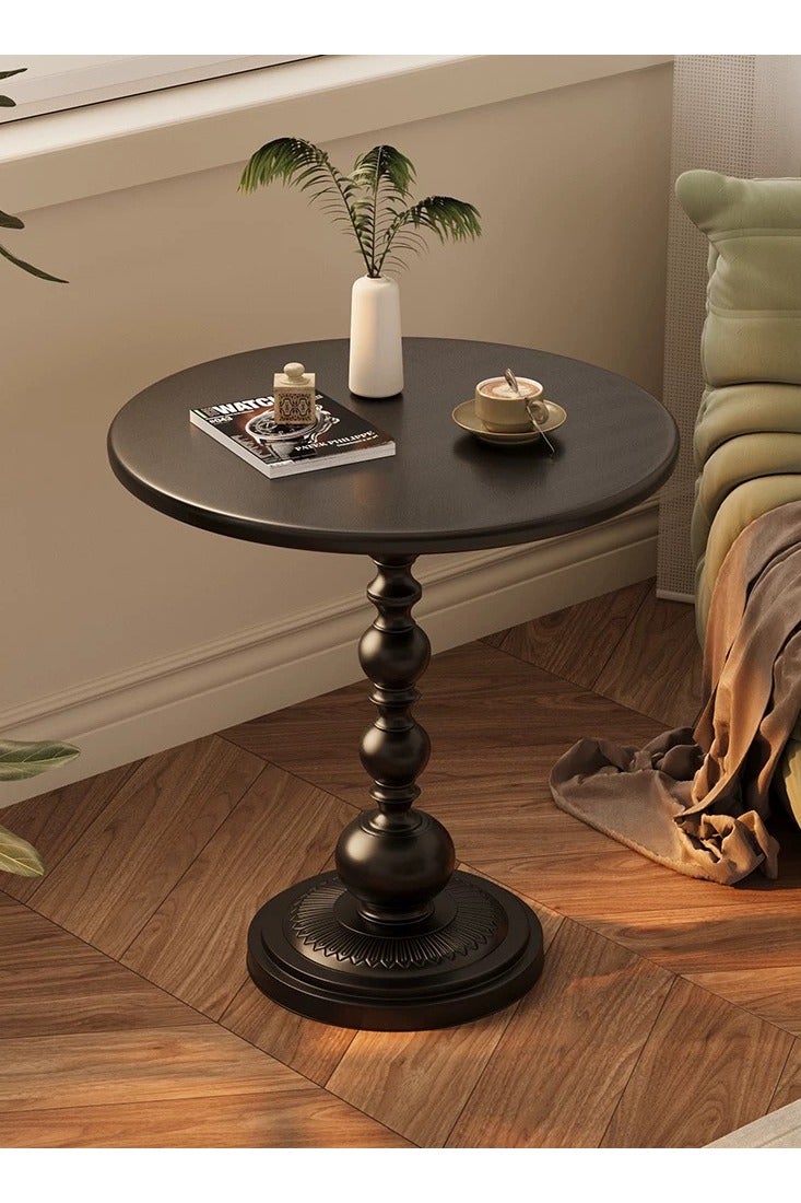 KIIUMI Metal Round Side Table, Vintage Sofa Coffee Table, Vintage ...