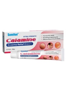 Sumifun Calamine Eczema Relief Cream, Nourishing Repairing Effective Relieve Itchy and Inflame ...