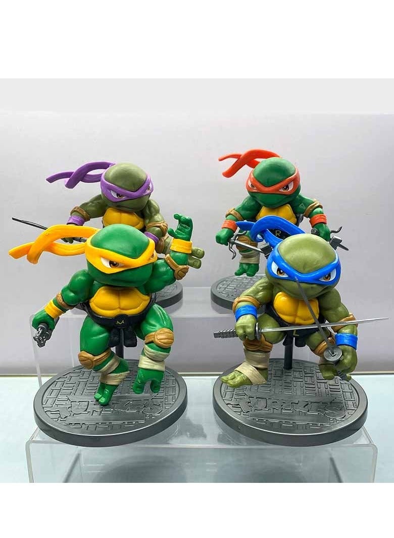Generic Teenage Mutant Ninja Turtles Movie Edition Battle Figures - 4 ...
