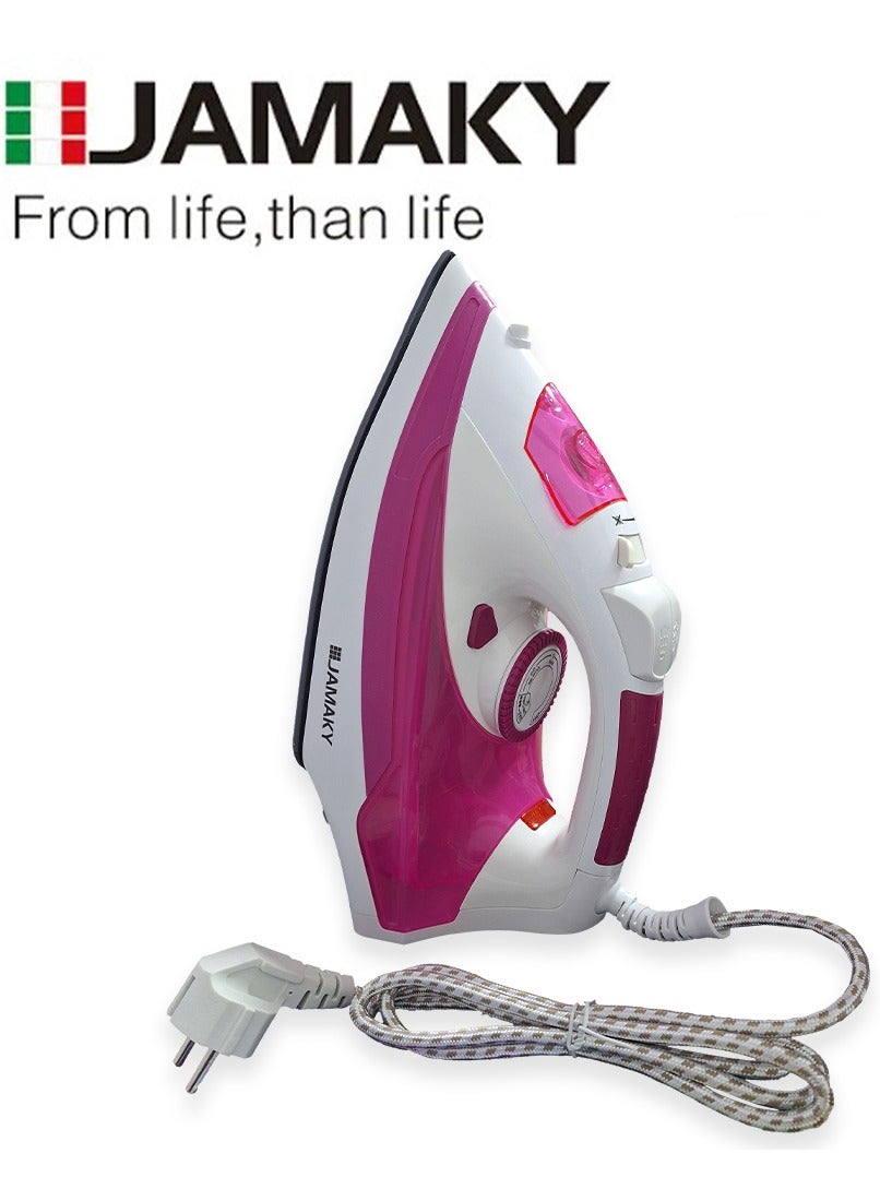 JAMAKY Italy Professional Portable Iron steam 2800W , 380ML Ceramic ...