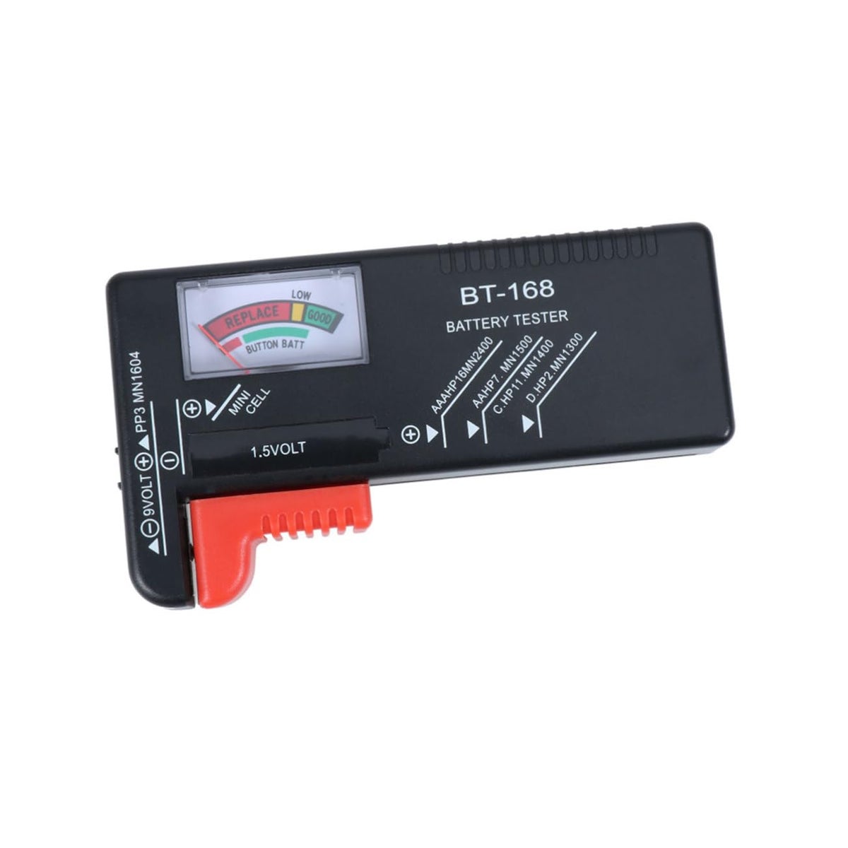 Generic 9V Battery Tester For AA AAA Button Cell Batteries Color Coded ...