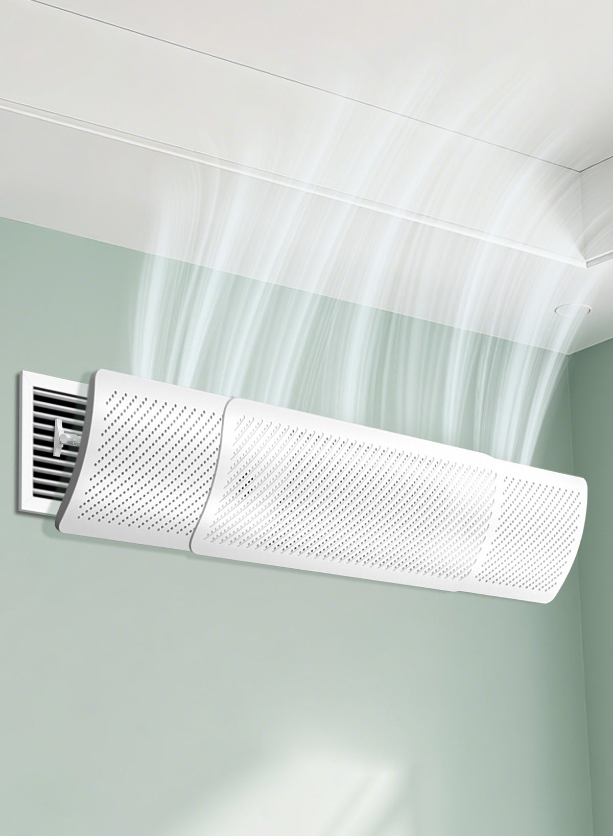 Necomi Central Air Conditioning Deflector, Retractable, No Need to ...