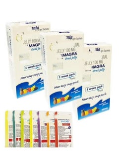 lara Super Kam*gra Oral Jelly 2 in 1 Action Sildenafil 100mg Pack of 3 ...