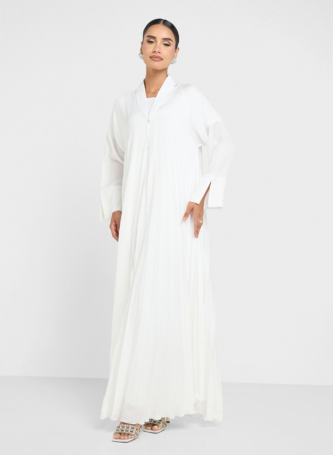 Khizana Pleated Abaya With Sheila | Best Price KSA | Riyadh, Jeddah