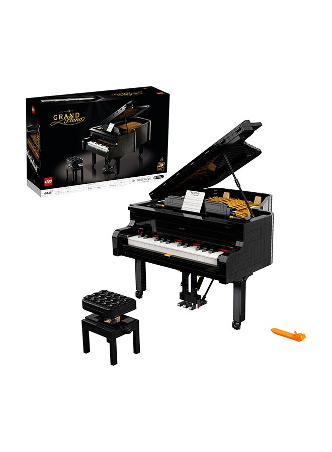 LEGO Ideas Grand Piano 21323 Model Building Kit, Build Your Own Grand ...
