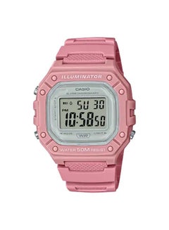 CASIO Hexagon Shape Digital Resin Wrist Watch W-218HC-4AVDF - 44mm ...