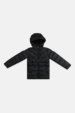 PERRY ELLIS Kids Boy Brand Logo Puffer Jackets, Black | Best Price KSA ...