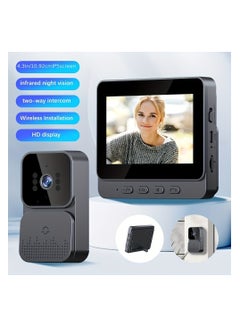 Generic Wireless Smart Doorbell Camera - Smart Doorbell with IPS Screen ...