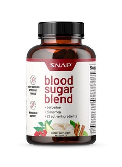 SNAP Blood Sugar Support Supplement - Balance Glucose Levels, Improve ...