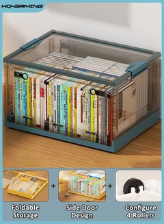 HQ-GAMING Collapsible Storage Bins with Lid, Plastic Storage Box ...