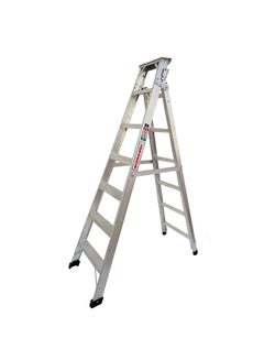 Workman Dual Purpose Aluminum Ladder - Lightweight, Telescoping Ladder ...