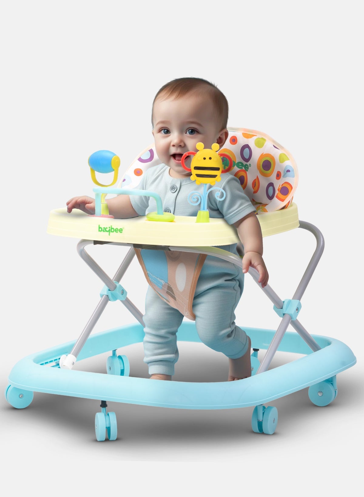 BAYBEE Baby Walker for Kids, Foldable Kids Walker with 3 Position ...