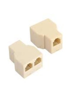 KNP KNP Portable RJ45 Splitter Connector (Beige) is a compact and ...