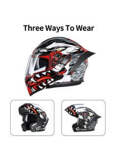 Generic Motorcycle Helmet Unisex Adult Cool Rider Equipment Four ...