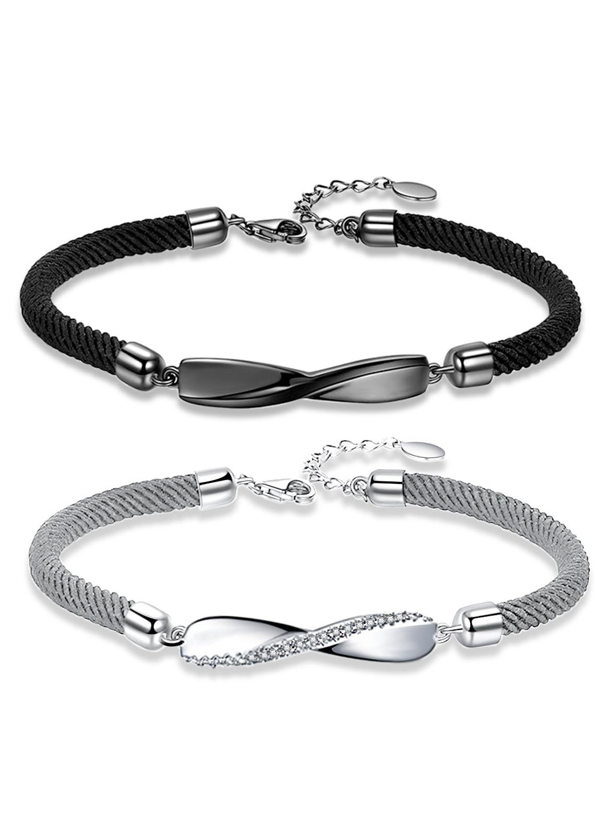 Generic Couples Bracelets Matching Couple Cord Bracelet Him and Her ...
