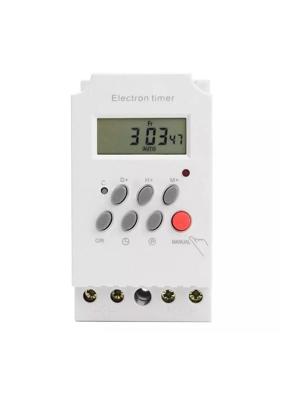 Generic AC 220V 25A Din Programmable Electronic Digital Timer Switch ...