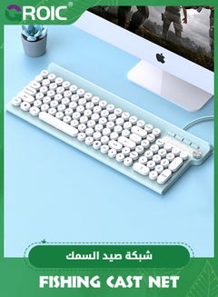 GROIC Computer Keyboard Wired, Plug Play USB Keyboard with Large Number ...