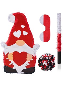 Lewtemi Valentine'S Day Gnomes Pinata With Pinata Stick With Blindfold ...