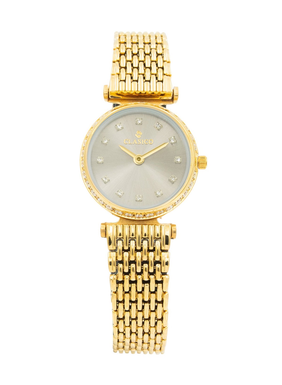 Clasico Grace Women Luxury Gold Mesh Bracelet Watch 30mm – Mother-of ...