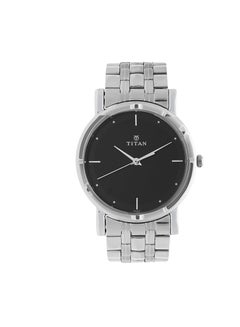 TITAN Titan Men's Elegance Watch: Black Dial with Sleek Link Strap UAE ...