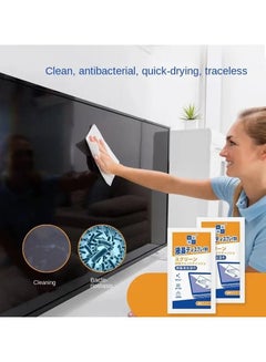 Generic Electronics LCD Screen Wipes 40Pcs Large Size Cleaning Wipes ...