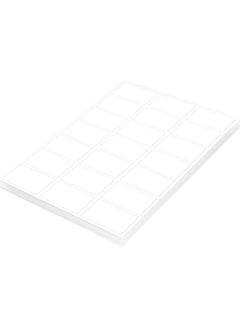 FIS FIS Multipurpose Laser Labels, Colour White, Size 63.5X38.1MM (21 ...