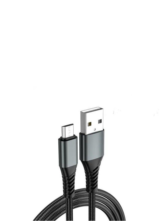 Generic Micro USB Cable 1M Nylon Braided Wire Fast Quick Charger Micro ...