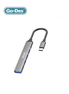 GO-DES Go-Des Type C to USB 4 in 1 Hub Docking Station GD-UC702 KSA ...