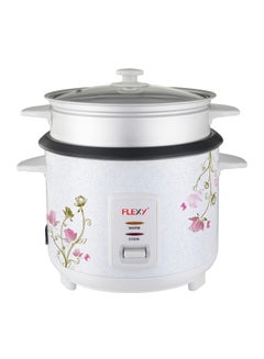 Flexy Stainless Steel Electric Rice Cooker 1.8L 700W With Non-Stick Pot ...