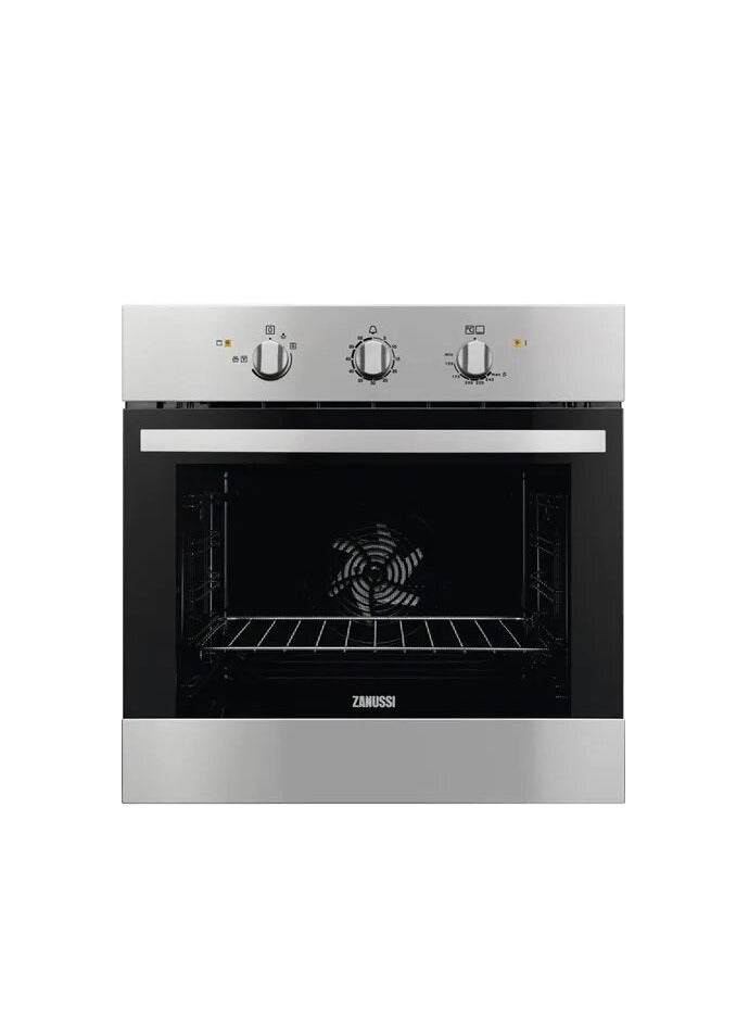 ZANUSSI built-in oven with grill gas 60 cm Cooling fan 68 Liter ...