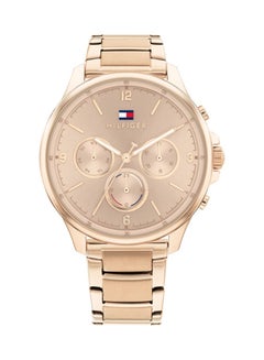 TOMMY HILFIGER Women Clasp Analog Round Stainless Steel Wrist Watch ...