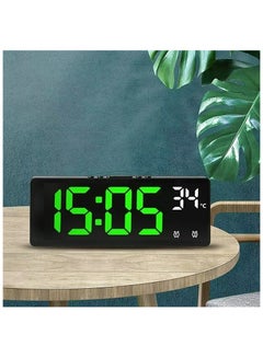 Generic Voice Control Digital Alarm Clock Temperature Dual Alarm Snooze ...