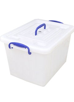 Living Plastic Storage Box With Wheels Clear-50L KSA | Riyadh, Jeddah