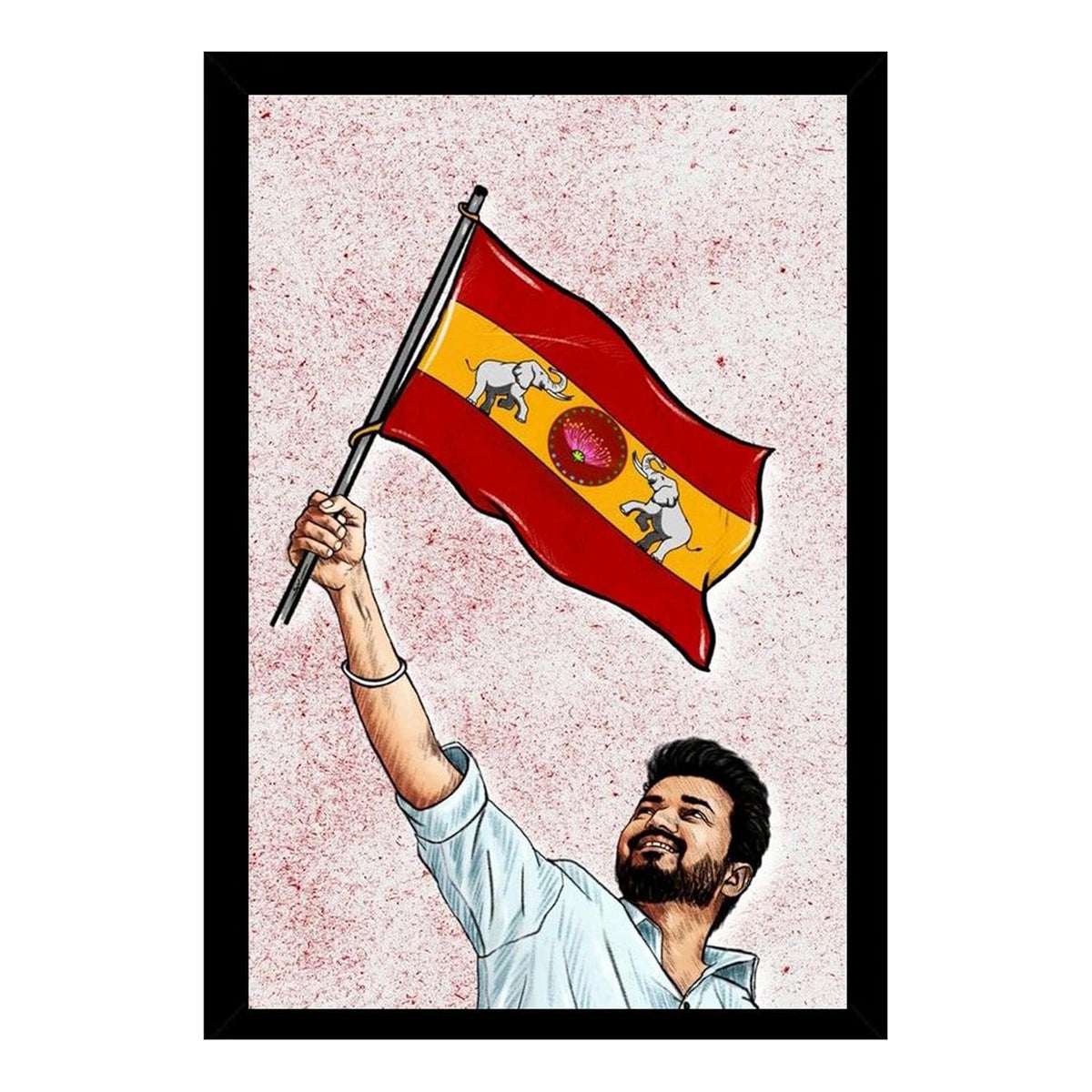 Generic Vijay Photo Frame Tamilaga Vettri Kazhagam | Thalapathy Vijay ...