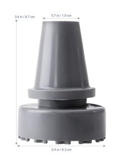 WYBOT Walking Cane Tips Bendable Crutch Rubber Head Crutch Accessories ...