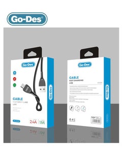 تسوق GO-DES وGo-Des Micro Fast Charging Data Cable 1 Meter GD-UC510M ...