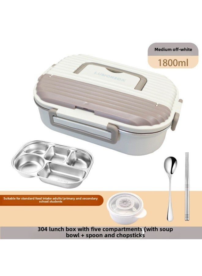 Generic 304 Stainless Steel Lunch Box Large Capacity Student Canteen ...