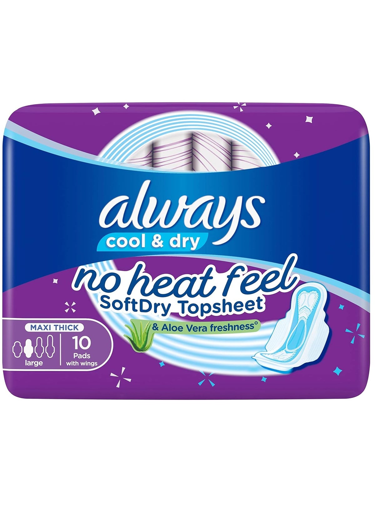 Always Cool & Dry 10 Pads with Wings | Best Price UAE | Dubai, Abu Dhabi