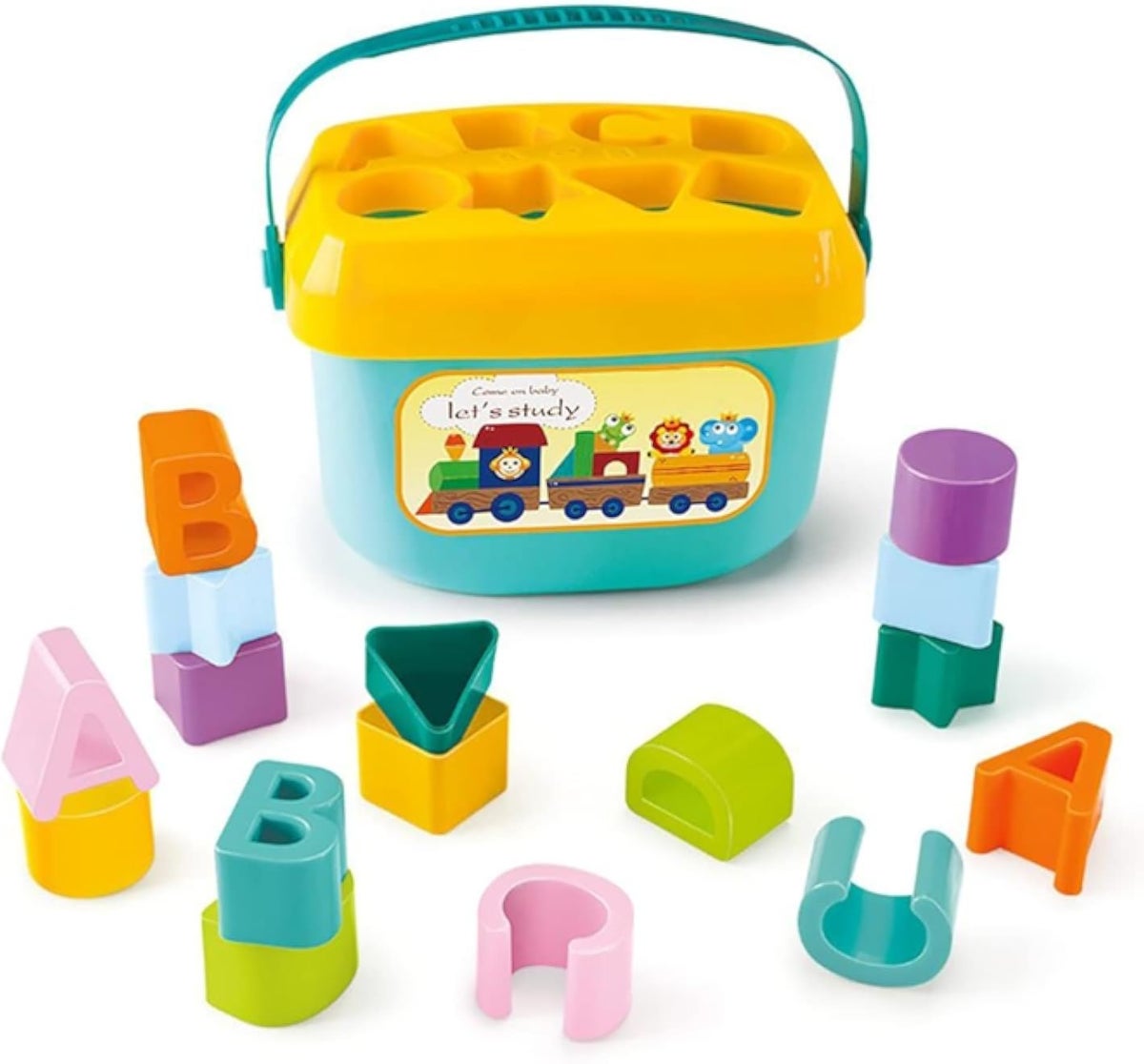Generic Wonka Baybee Shape Sorting Blocks for Kids Toys, Baby Sorting ...