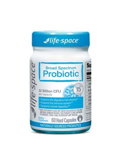 Life-Space Premium Broad Spectrum Probiotics, 32 Billion CFU & 15 ...